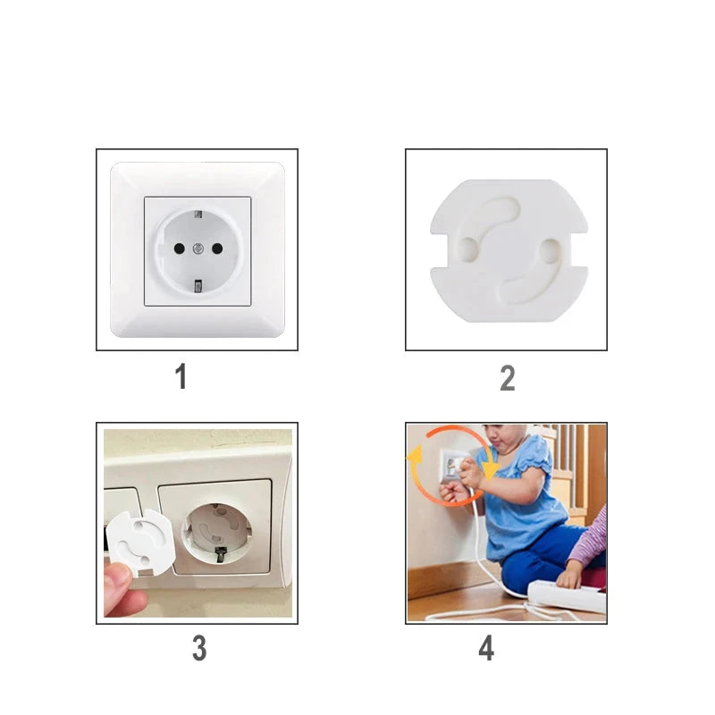 Cache Prise Electrique de sécurité pour Enfant – Bébé, mon Trésor